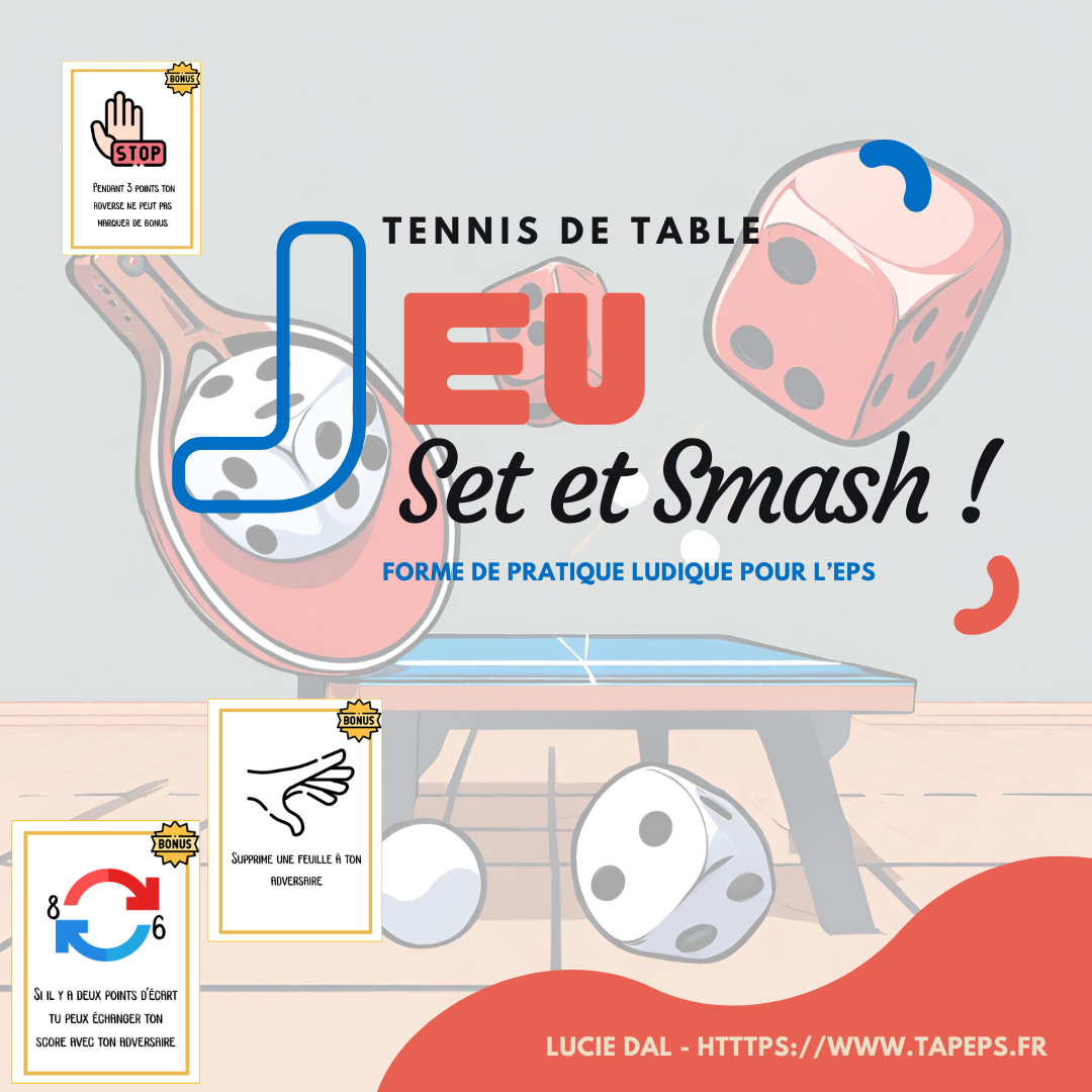 Tennis de Table, forme de pratique ludique | TAP & EPS